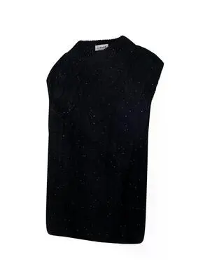 P.a.r.o.s.h Cable-knit Sequin-embellished Vest