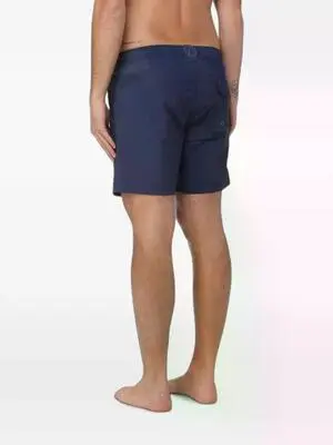 MURPHY&NYE Logo-print Drawstring Swim Shorts - Blue