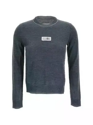 MAISON MARGIELA Logo-patch Sweater - Grey