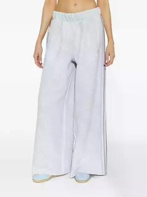 Adidas Wide-leg Jersey Track Pants - Grey
