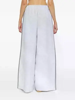 Adidas Wide-leg Jersey Track Pants - Grey