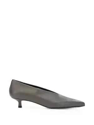 AeydĒ Clara Pointed-toe Pumps - Brown