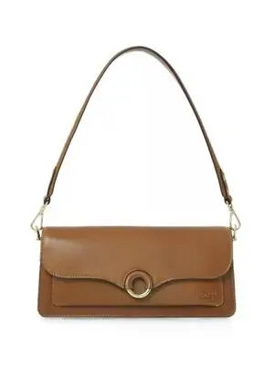 OSPREY Ring Detail Shoulder Bag - Brown