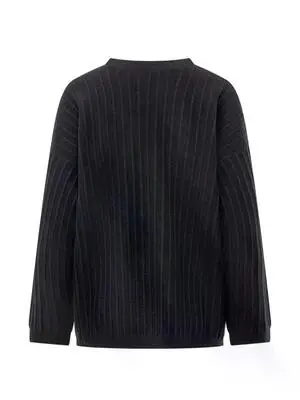 Fabiana Filippi Ribbed-knit Drop-shoulder Sweater