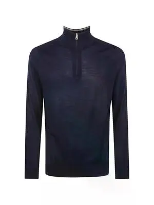 Paul Smith Quarter-zip Merino Wool Sweater