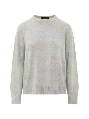 Fabiana Filippi Ribbed-trim Sweater - Grey