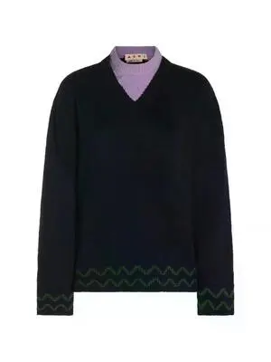 Marni Layered Neck Sweater