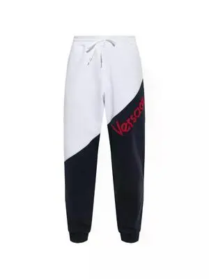 Versace Logo-embroidered Panelled Track Pants