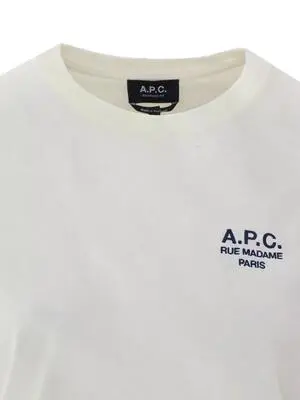 A.p.c. Rue Madame Logo-embroidered T-shirt