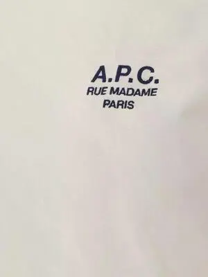 A.p.c. Rue Madame Logo-embroidered T-shirt