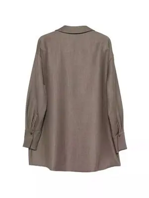 RUOHAN Chest-pocket Long-sleeve Shirt