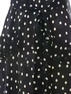 Rixo Evie Bohemia Polka Dot Silk Maxi Dress - Blue