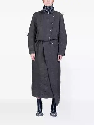 Henrik Vibskov Asymmetric Wrap Midi Skirt