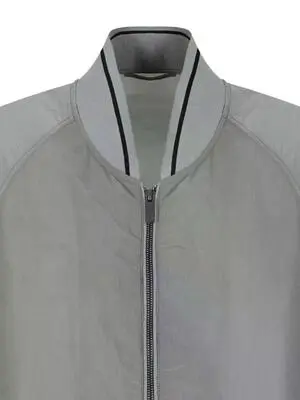 Armani Exchange Long-sleeved Bomber Jacket - Grey