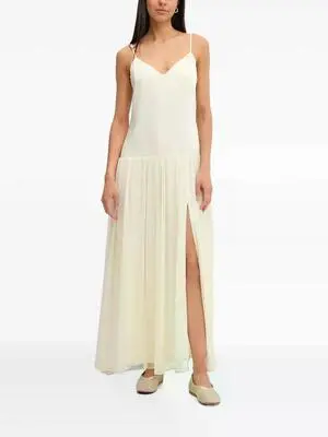 Bardot Linara Side-slit Maxi Dress - Neutrals