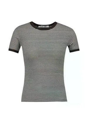SAMSOE SAMSOE Salinas Horizontal-stripe Ribbed T-shirt