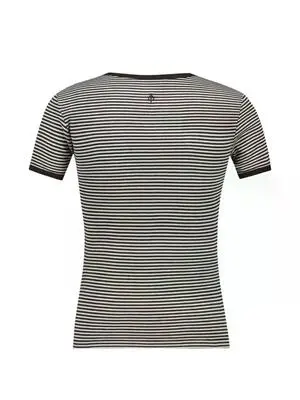 SAMSOE SAMSOE Salinas Horizontal-stripe Ribbed T-shirt