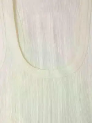 Jacquemus Ribbed-knit Tank Top - Neutrals