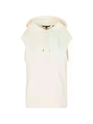 Armani Exchange Logo-detail Sleeveless Hoodie - Neutrals