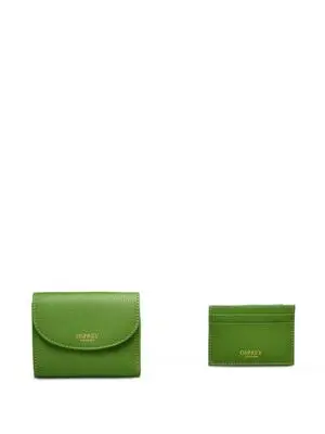 OSPREY Tilly Leather Wallet And Card Holder Set - Green