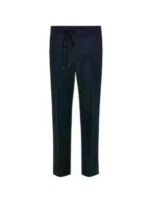 MAISON MARGIELA Virgin Wool Straight-leg Trousers - Blue