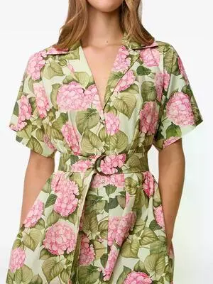 PALM. NOOSA Sylvie Floral-print Maxi Dress - Green
