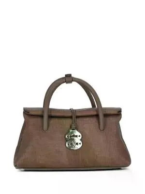 ZANELLATO Small Dotta Leather Shoulder Bag - Brown