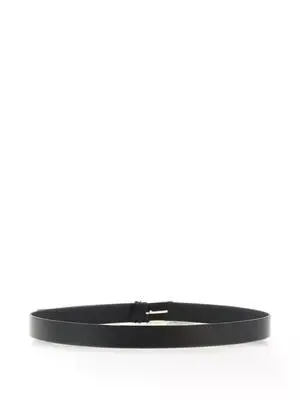 TOM FORD T-buckle Leather Belt - Black