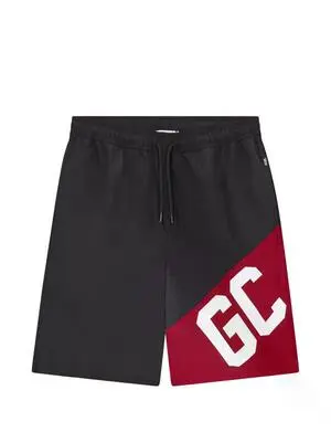 Gcds Logo-print Swim Shorts - Black