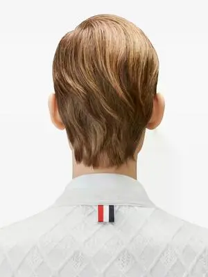 Thom Browne Argyle-pattern Cardigan