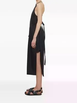 RIER Cotton-poplin Apron Dress