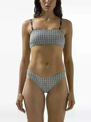 Gcds Gingham-check Bikini