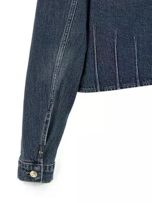 7 For All Mankind Darted Shrunken Denim Jacket