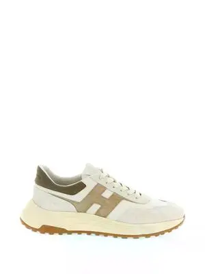 Hogan Hyperlight Logo-patch Sneakers - Neutrals