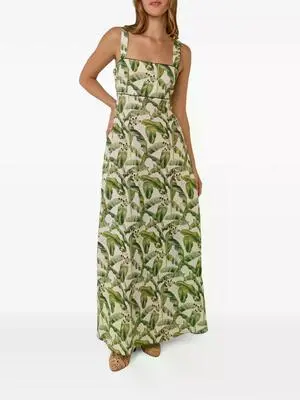 PALM. NOOSA Riviera Palm-print Dress