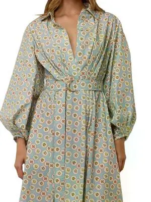 PALM. NOOSA Emily Belted Midi Dress