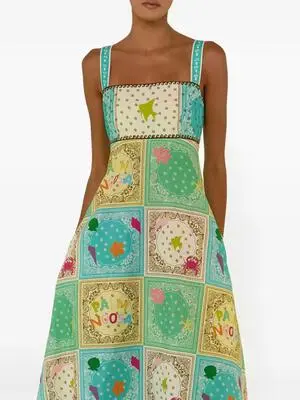 PALM. NOOSA Belle Patchwork-print Maxi Dress