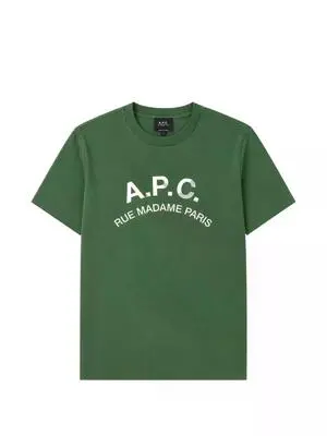A.p.c. Logo-print Cotton T-shirt