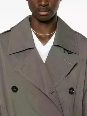 TOTEME Crisp Double-breasted Belted Trench Coat