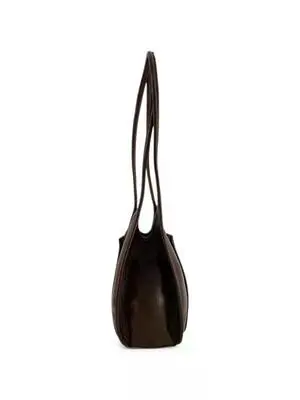 Hereu Calella Distressed Leather Shoulder Bag