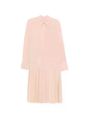 TOTEME Pleated Midi Dress - Pink