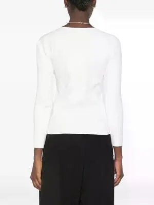 TOTEME V-neck Sweater - White