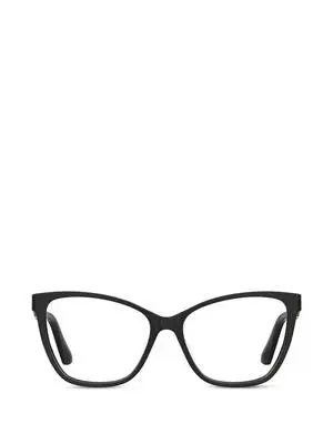 Moschino Cat Eye Frame Eyeglasses - Black