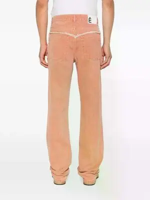 Études Studio Frayed-edge Bootcut Jeans