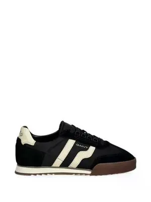 Gant Baylle Suede-panelled Lace-up Sneakers - Black