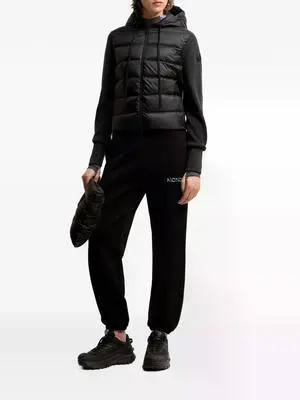 Moncler Quilted-panel Hooded Cardigan