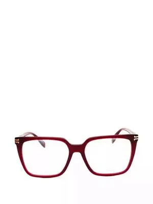 Marc Jacobs Rectangle-frame Glasses - Red