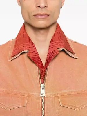 Études Studio Zip-up Slim-fit Denim Jacket