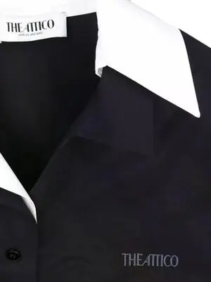 Attico Long Sleeve Shirt With Tie Detail