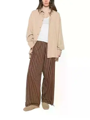 Études Studio Oversized Long-sleeve Shirt - Brown